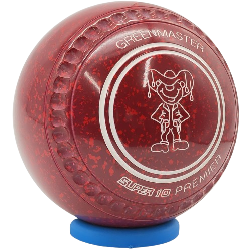 Greenmaster Super 10 Premier Size 4 Maroon / Red - Gripped | Lawnbowls ...